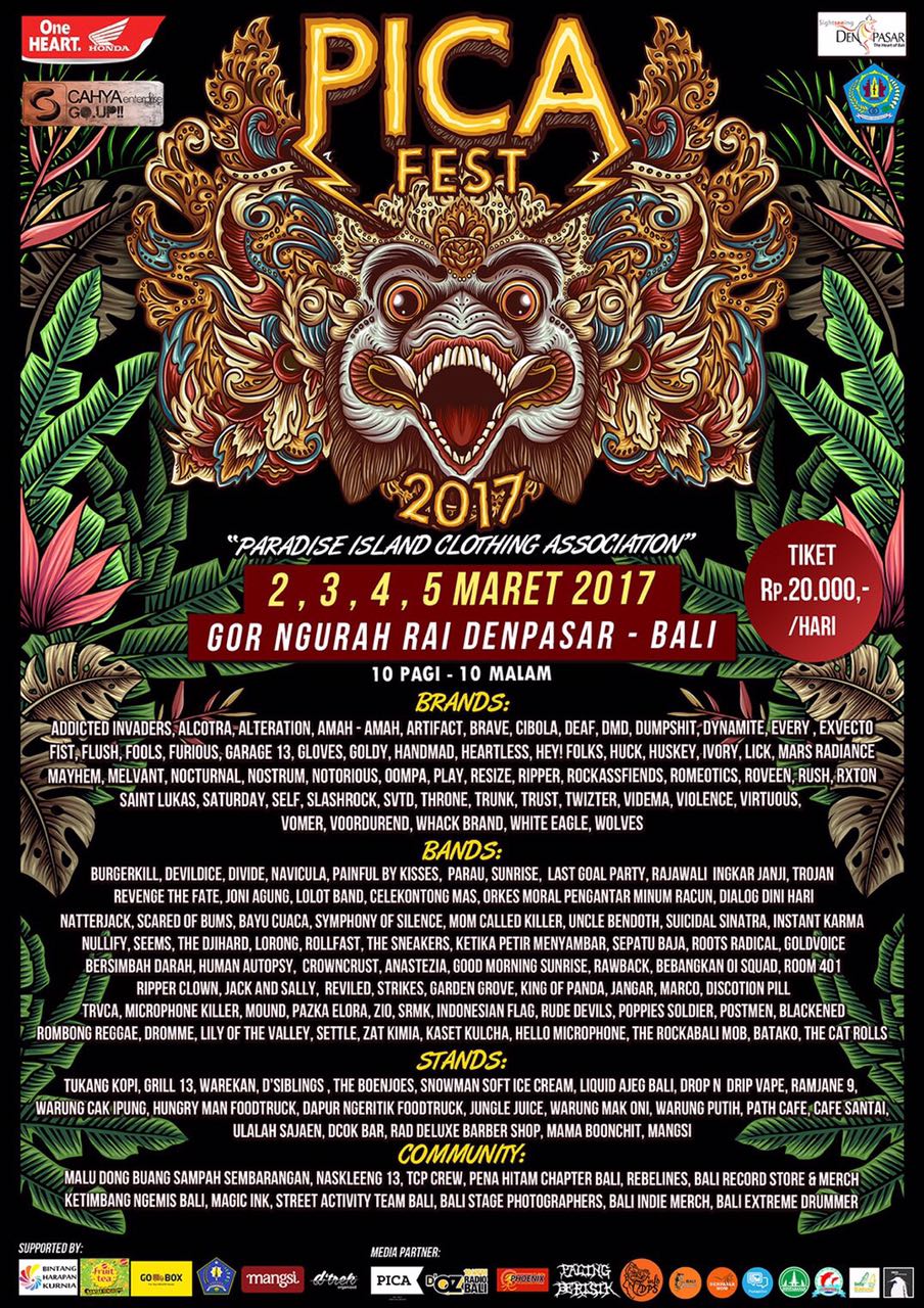Sejarah PICA FEST Bali dari Tahun 2014 - Sekarang